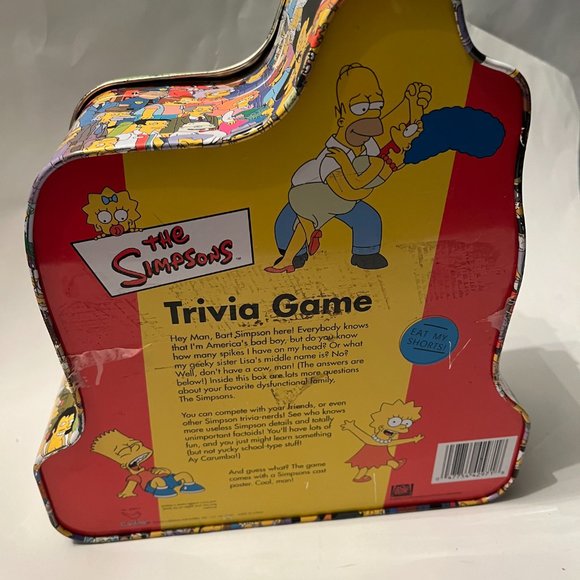 Toys | The Simpsons Trivia Game Metal Tin Box | Poshmark